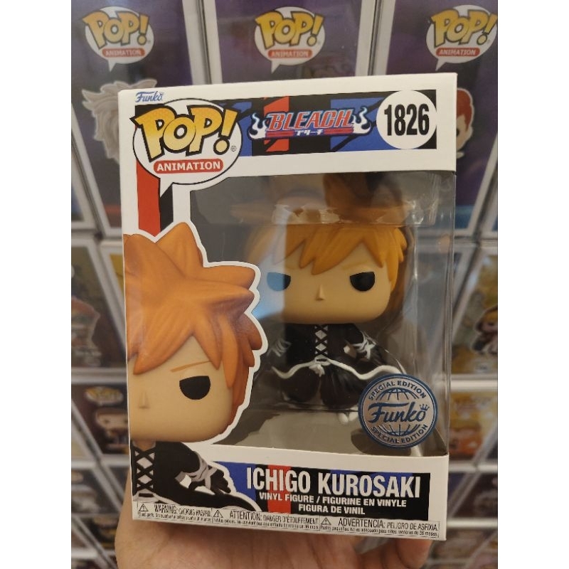 Funko POP Animation: Bleach - 1826 Ichigo Kurosaki Special Edition ...