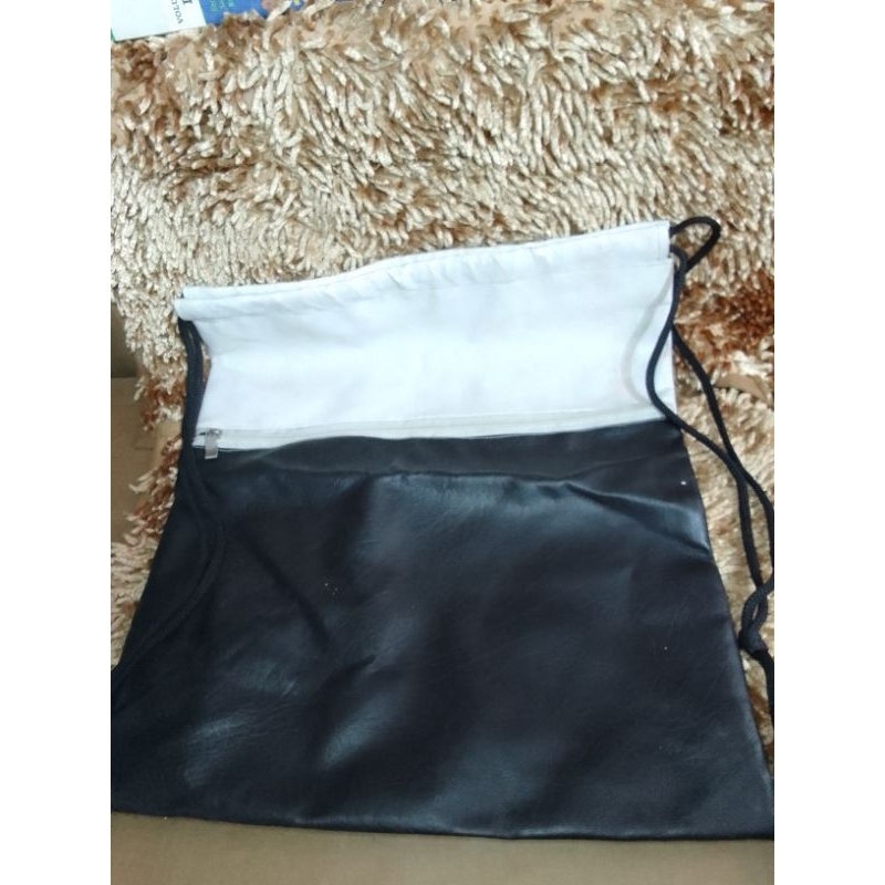 Leather string bag ( large) | Shopee Philippines