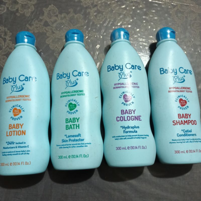 Tupperware Baby Care Plus BLUE edition Baby Lotion/Cologne/Bath/Shampoo ...