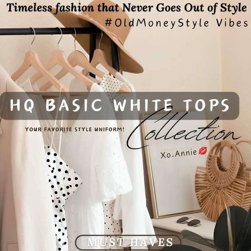 BASIC WHITE Tops | Smart Casual Office Wear | Kindly Read Description ...