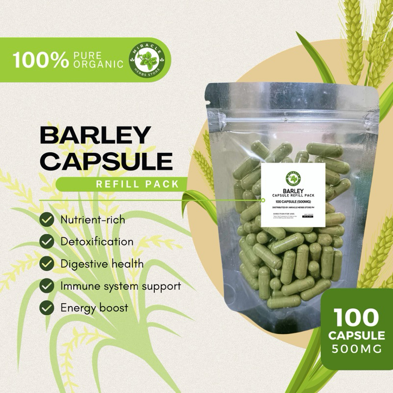 Barley Capsule~Refill Pack(100 Capsules) | Shopee Philippines