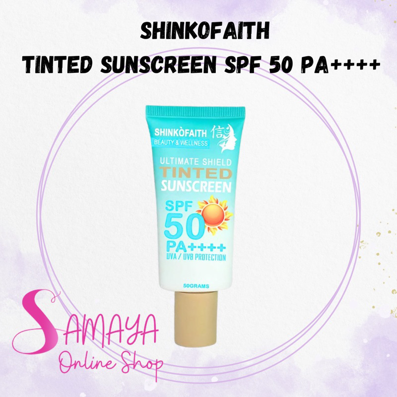 SHINKO TINTED SUNSCREEN SPF 50 PA++++ | Shopee Philippines