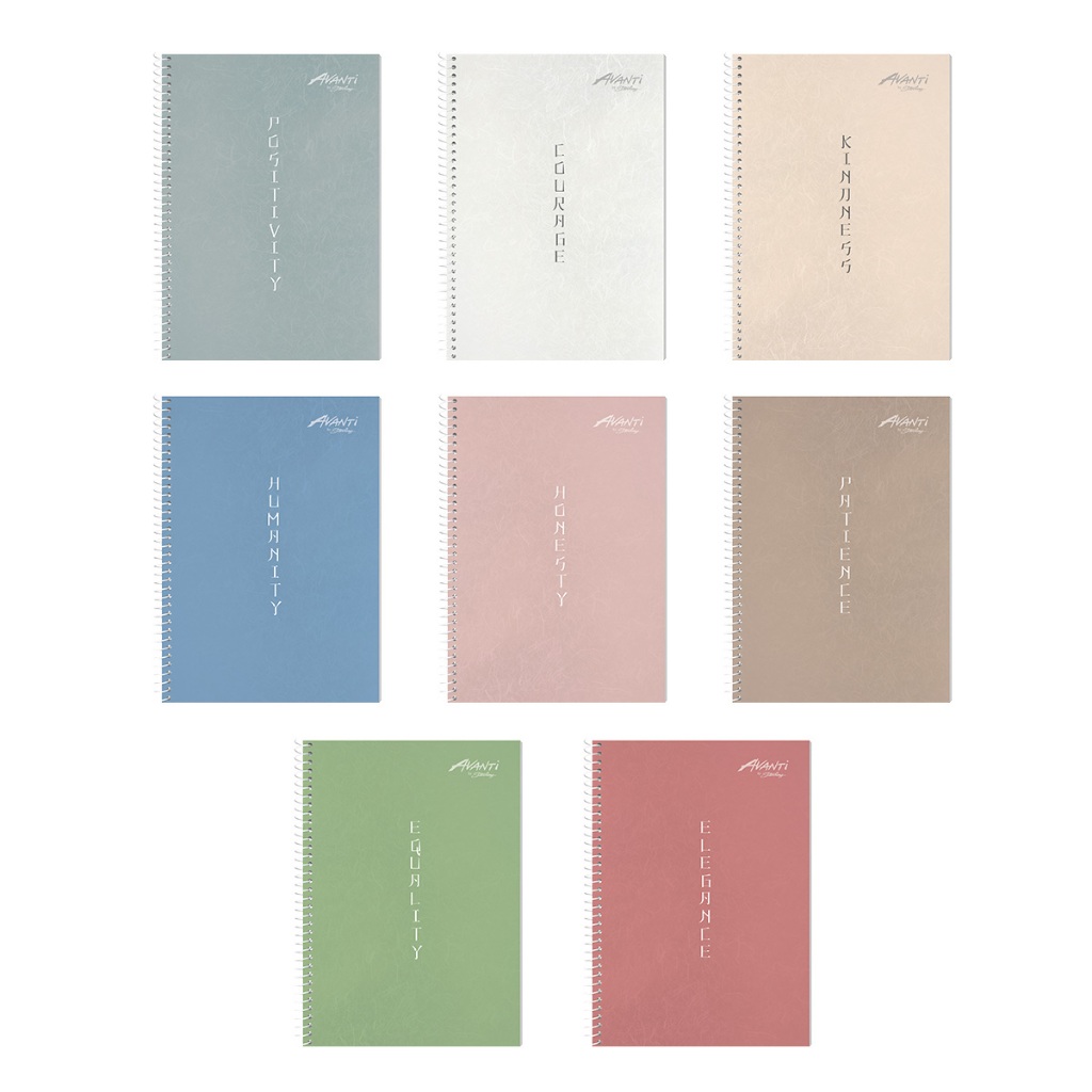 Set of 8 Avanti Kaizen Spiral Notebook 80 Leaves | Shopee Philippines