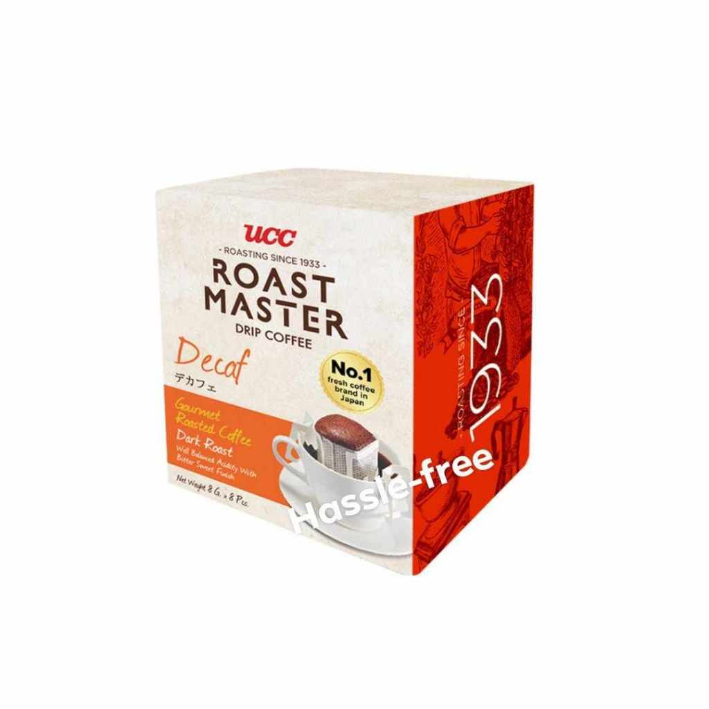 UCC ROAST MASTER DECAF DRIP COFFEE (8x8g) MADE IN JAPAN | Shopee ...