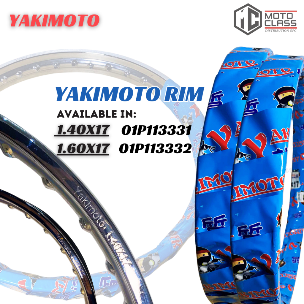 YAKIMOTO RIM 1.40 1.60 by 17 Heavy-duty, high-quality performance ...