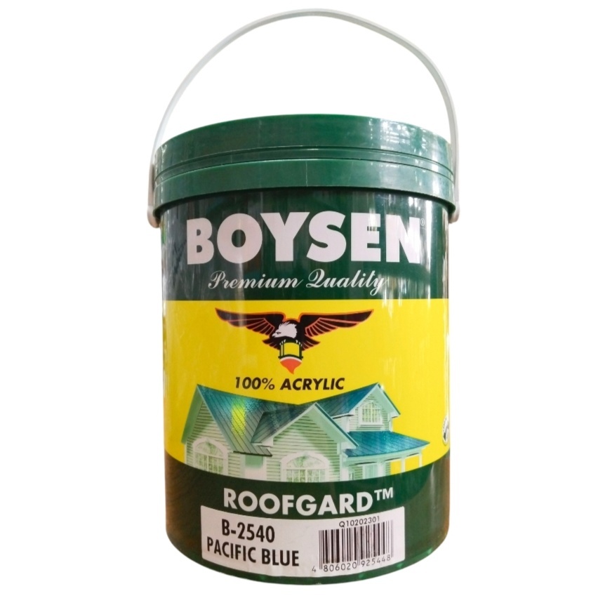 BOYSEN ROOFGUARD PACIFIC BLUE / SPANISH RED 4L. | Shopee Philippines