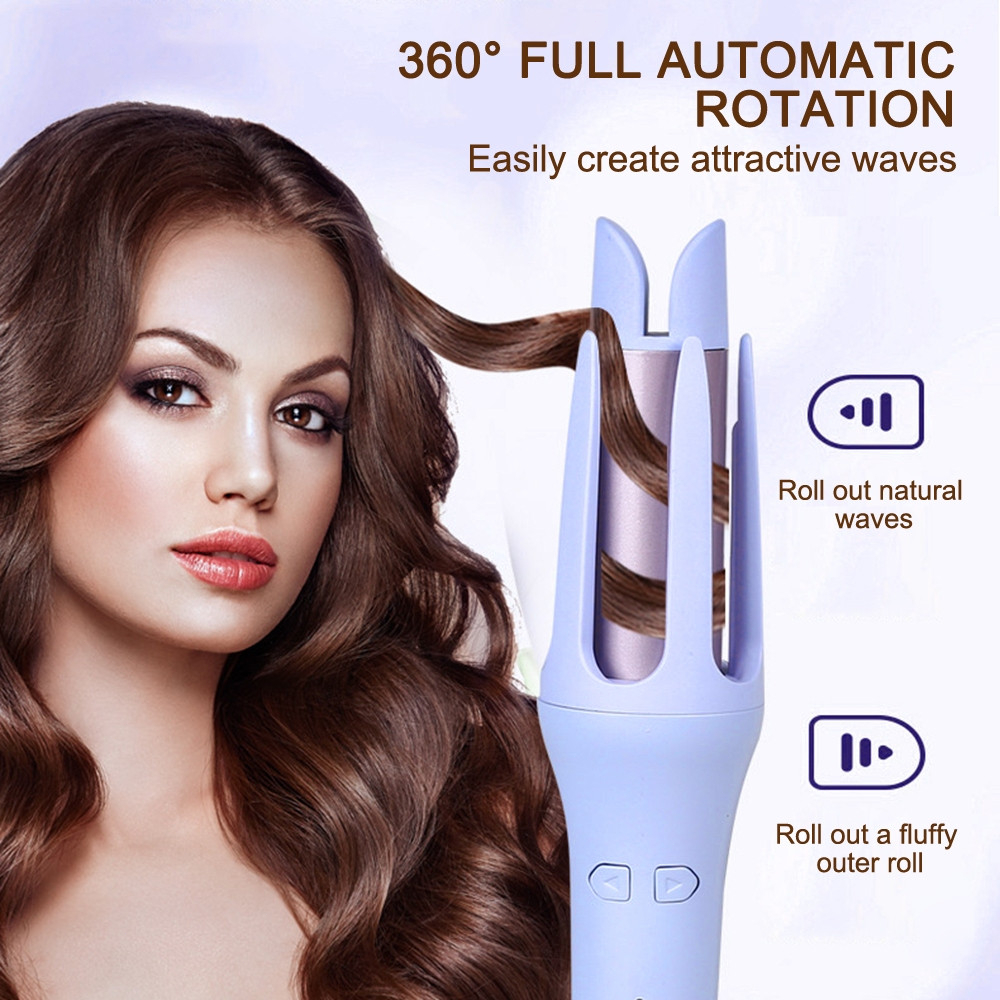 360° Automatic Hair Curler Multi-functional Fast Heating Long-lasting ...