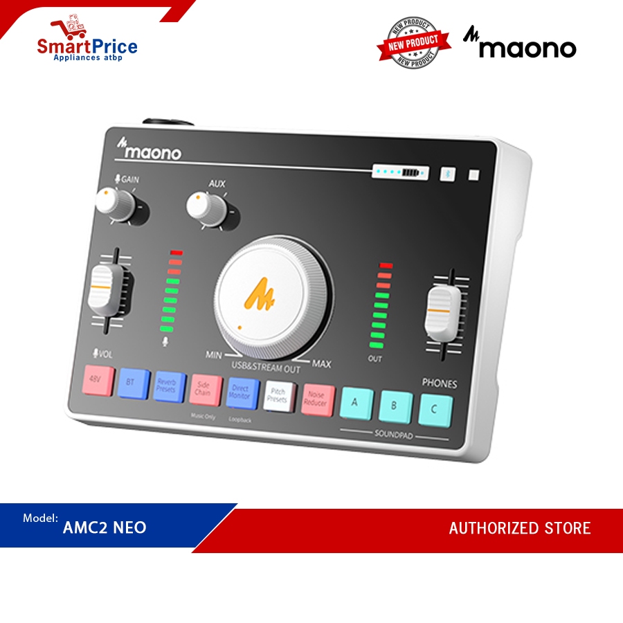 Maono AMC2 Neo Professional Sound Card Audio Interface Mixer | Shopee ...