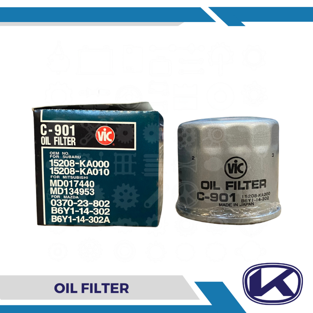 Oil Filter C-901 Astina/ Familia/ Subaru /Pride/ Picanto/323/eon/ Lynx ...