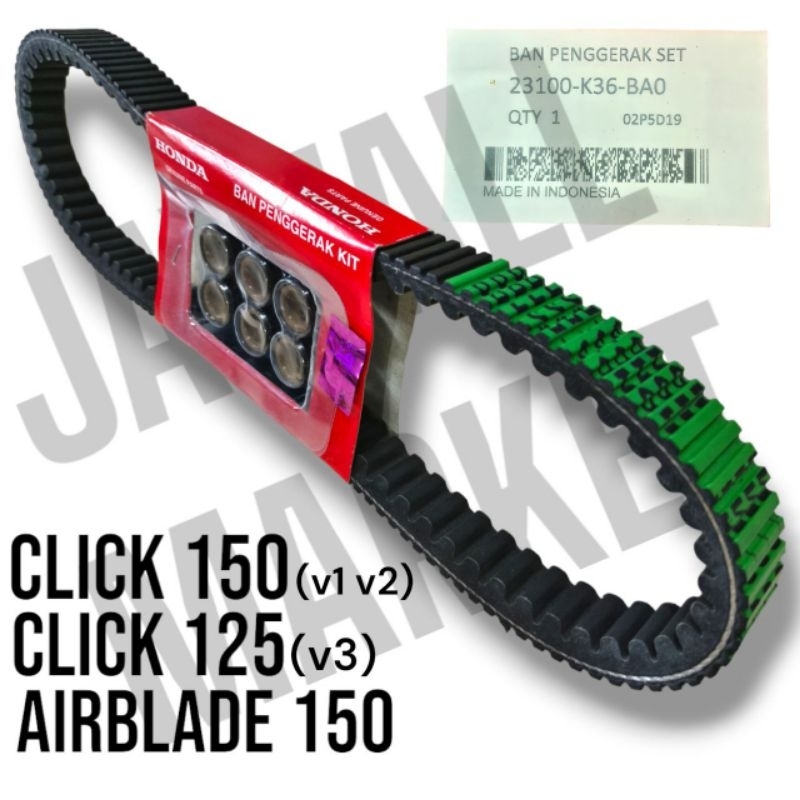 V-Belt Click150i v1v2, AirBlade 150, Click125i v3 . Honda Genuine Cvt ...