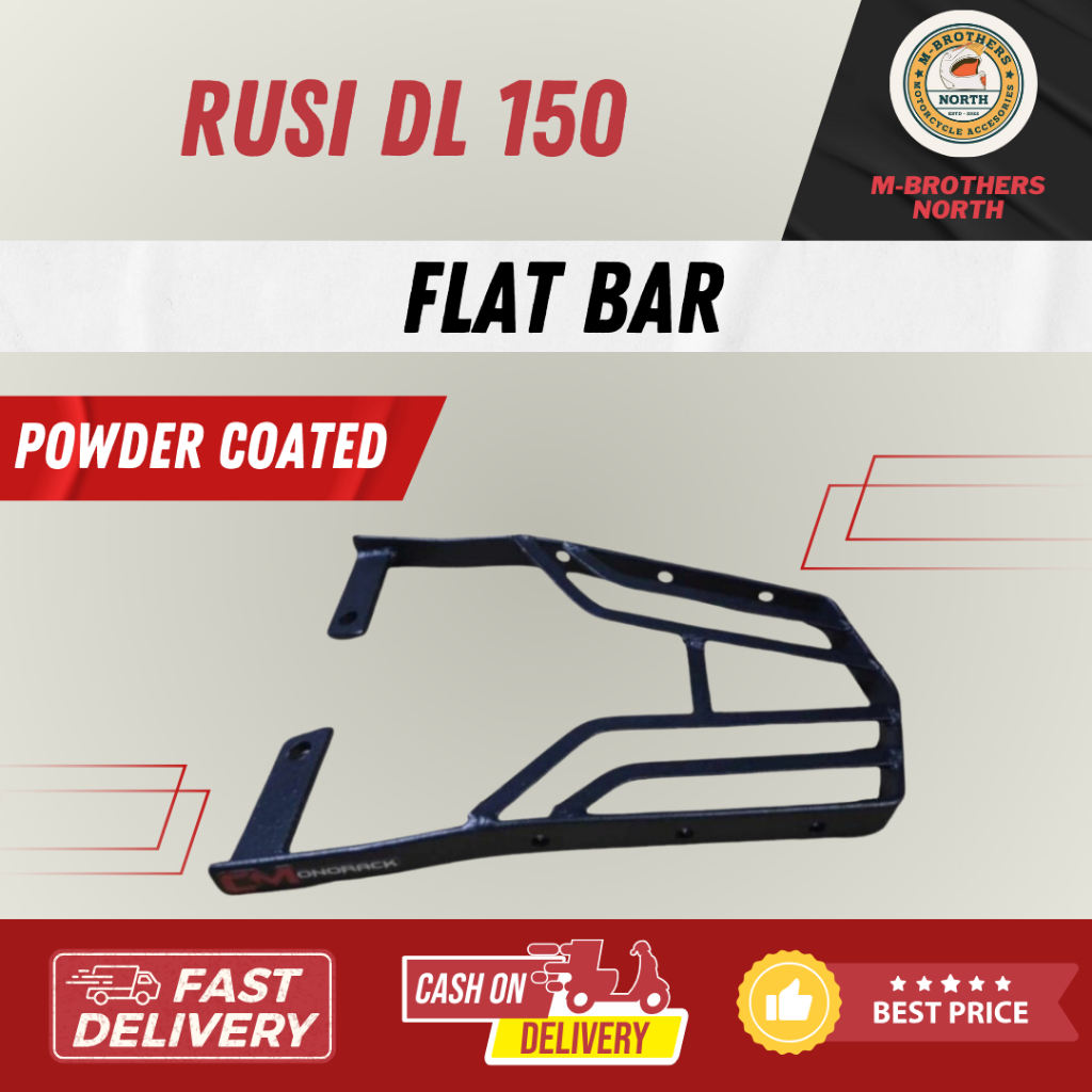 RUSI DL 150 FLAT BAR CM MONORACK BRACKET | Shopee Philippines
