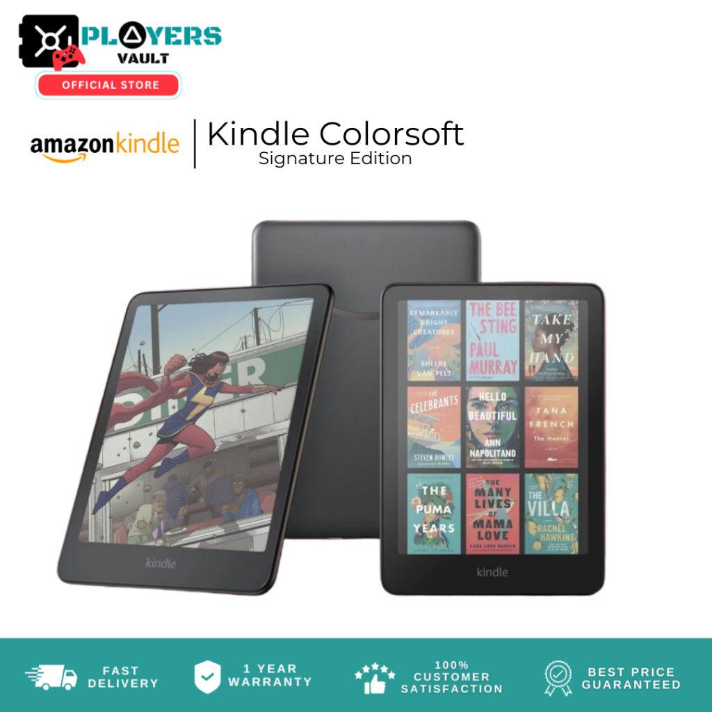 Kindle Colorsoft Signature Edition (32 GB) – With color display, auto-adjusting front light ...