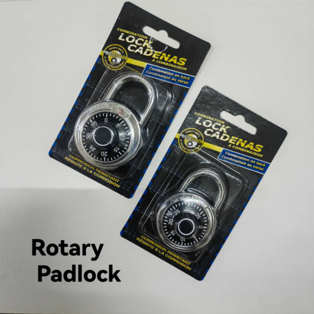 45mm/50mm Rotary Padlock Digit Combination Code Lock Safe Dial Number ...