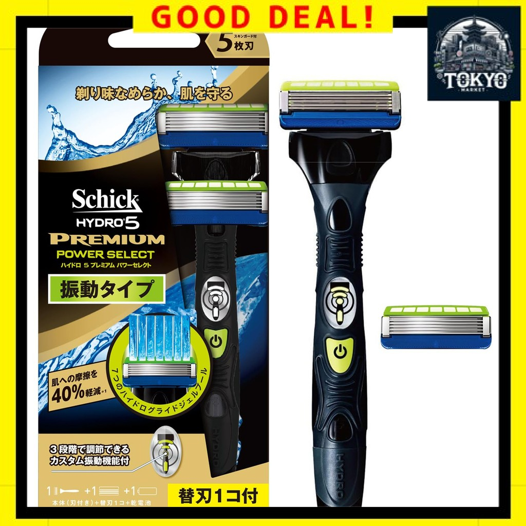 Schick Hydro 5 Premium Power Select Razor - 5-Blade Shaving System with ...