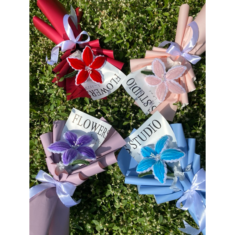 Tiger Lily Fuzzy Wire Flower Bouquet | Shopee Philippines Tiger Lily Fuzzy Wire Flower Bouquet | Shopee Philippines