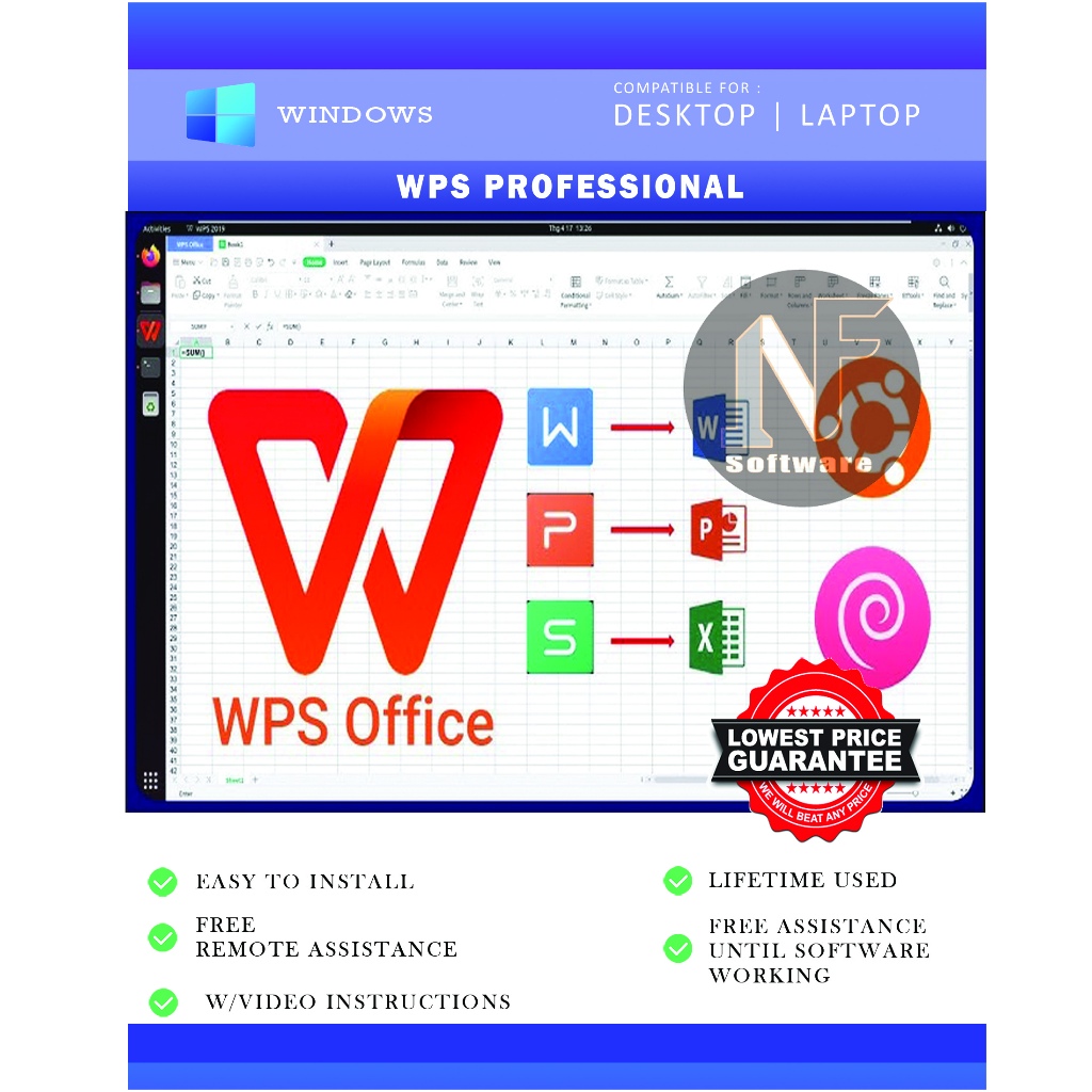 WPS Premium 2020 | 2016 lifetime used for Windows and Android | Shopee ...