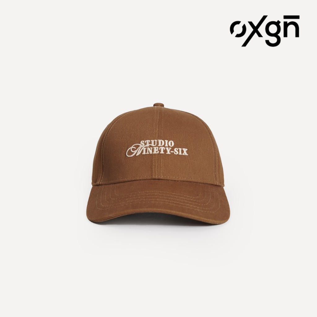 OXGN Studio Ninety Six Curved Cap For Men And Women (Swamp Brown) | Shopee Philippines