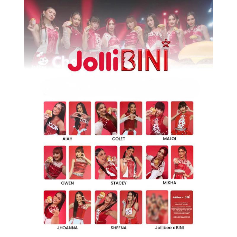 [OFFICIAL] Jollibini Photocard | Shopee Philippines