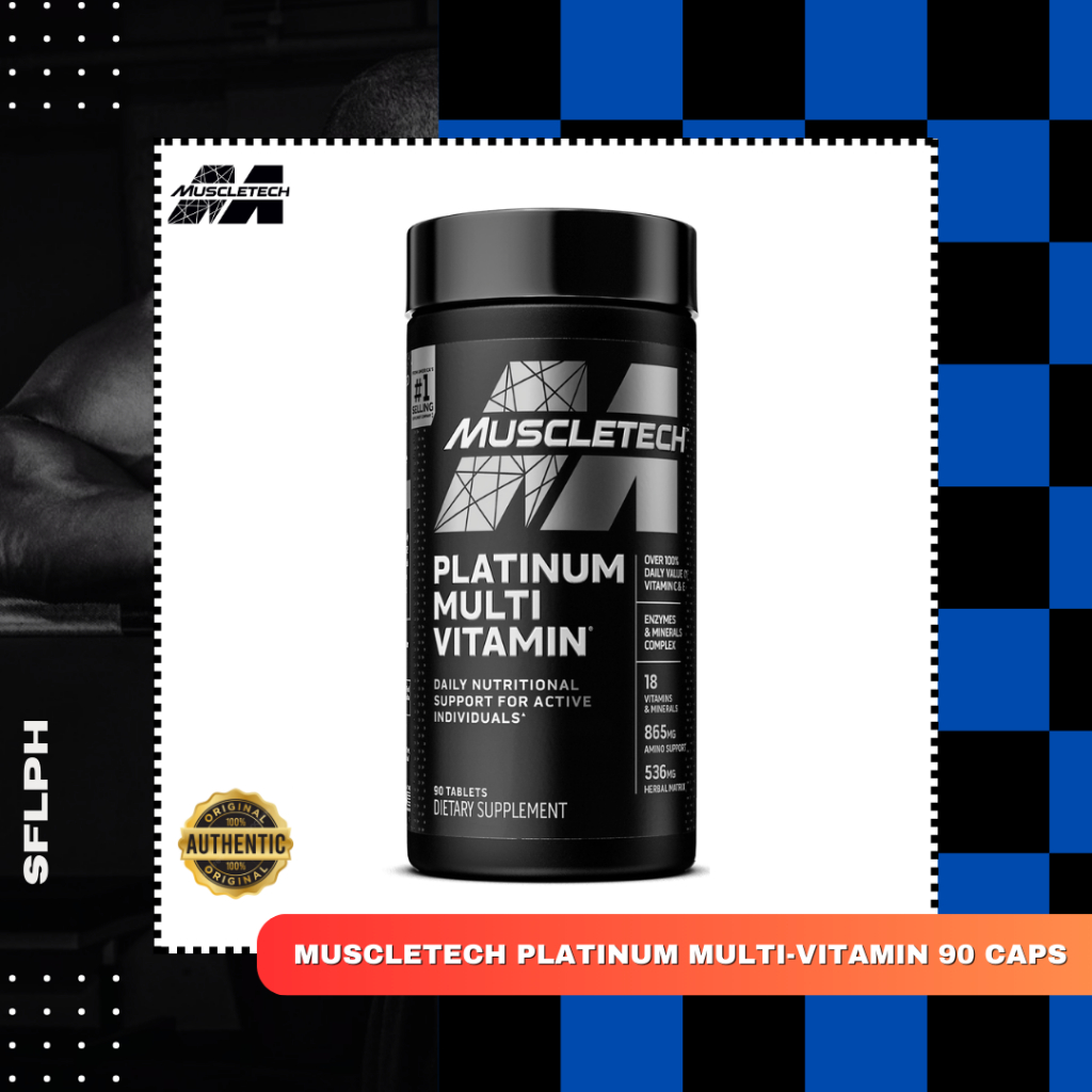 Muscletech Platinum Multivitamin (90 caps) | Shopee Philippines