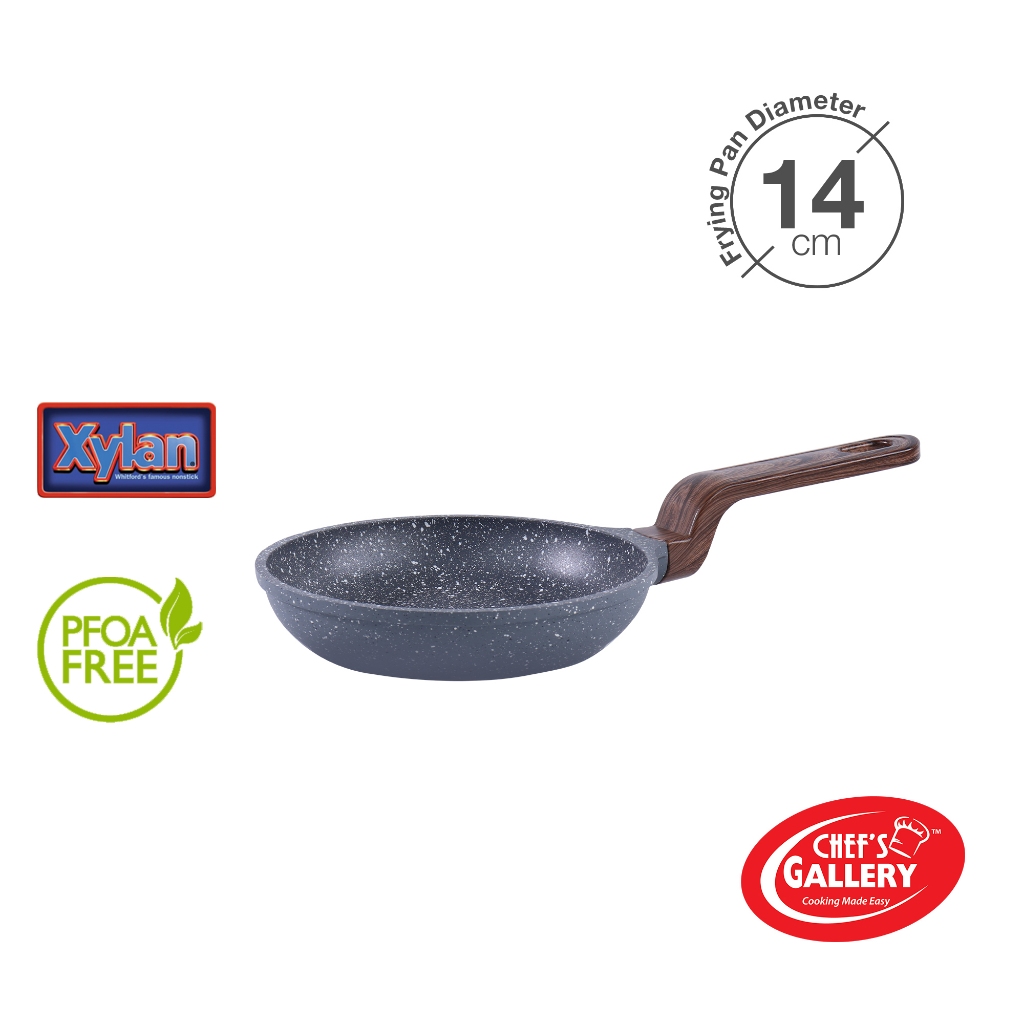 Chef's Gallery Rock Mini Non-Stick Frying Pan / Mini Non-Stick Square ...