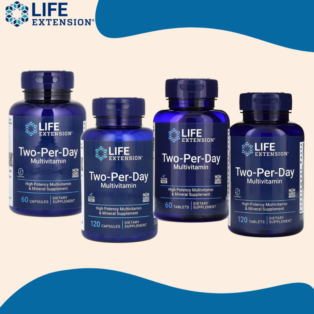 Life Extension, Two-Per-Day Multivitamin | Shopee Philippines