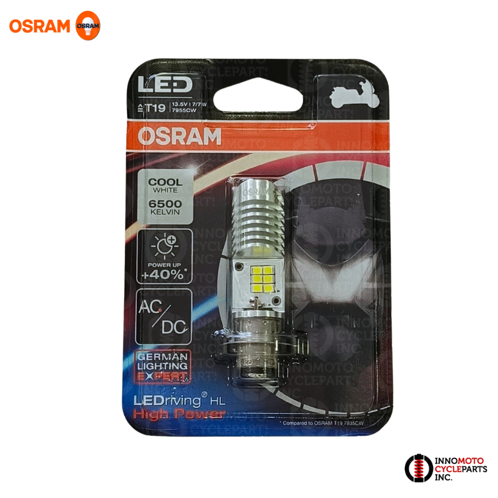 OSRAM LED Headlight Bulb (T19 /1 LEG) High Power White *New | Shopee Philippines
