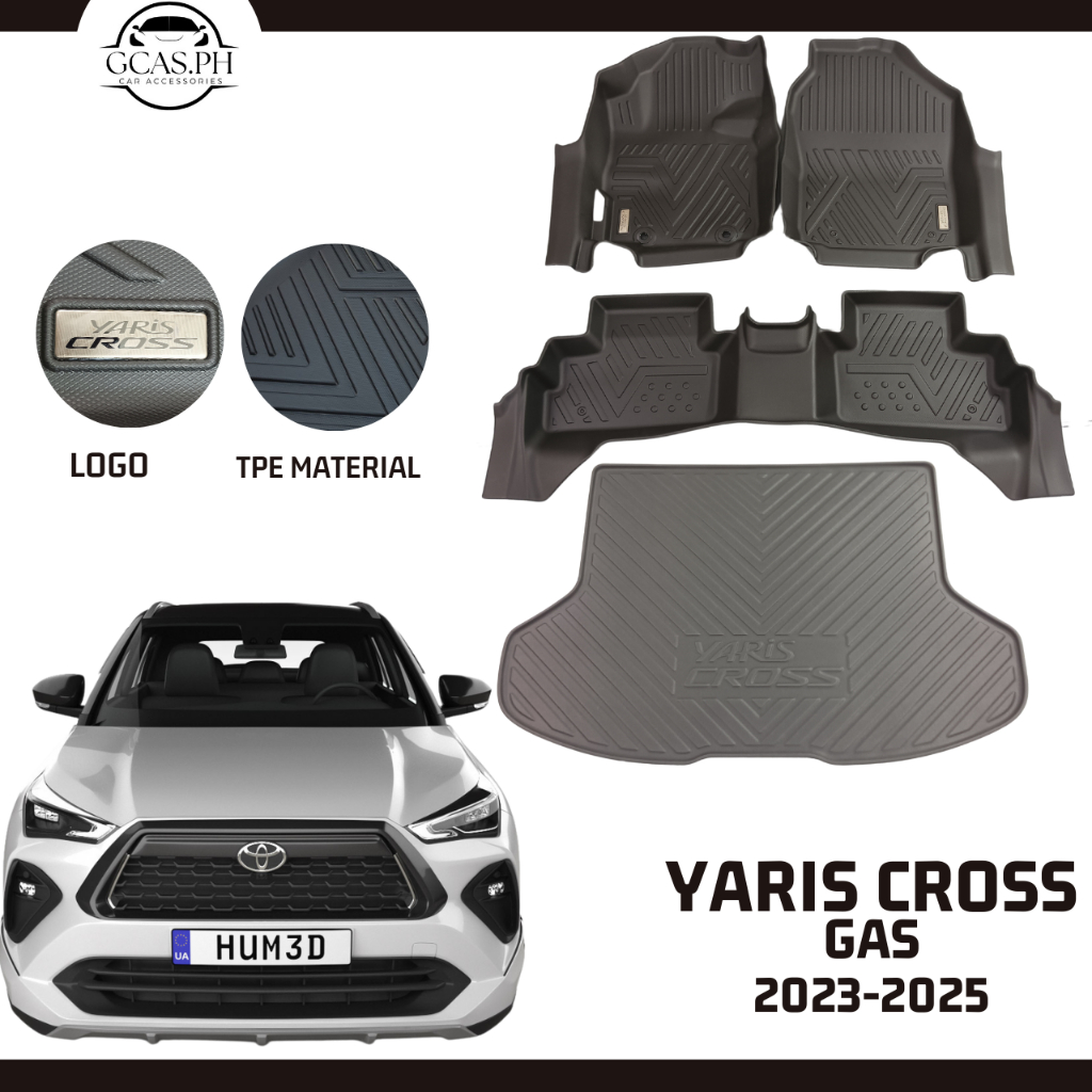 Toyota Yaris Cross GAS 2023-2024 2025 5D Extended Matting | Shopee ...