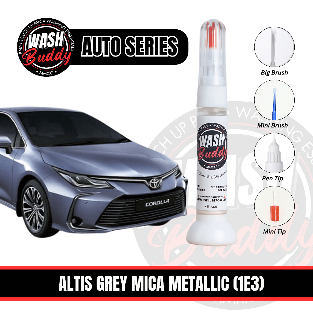 Wash Buddy Altis Grey Mica Metallic 1E3 Touch Up Pen Paint | Shopee ...
