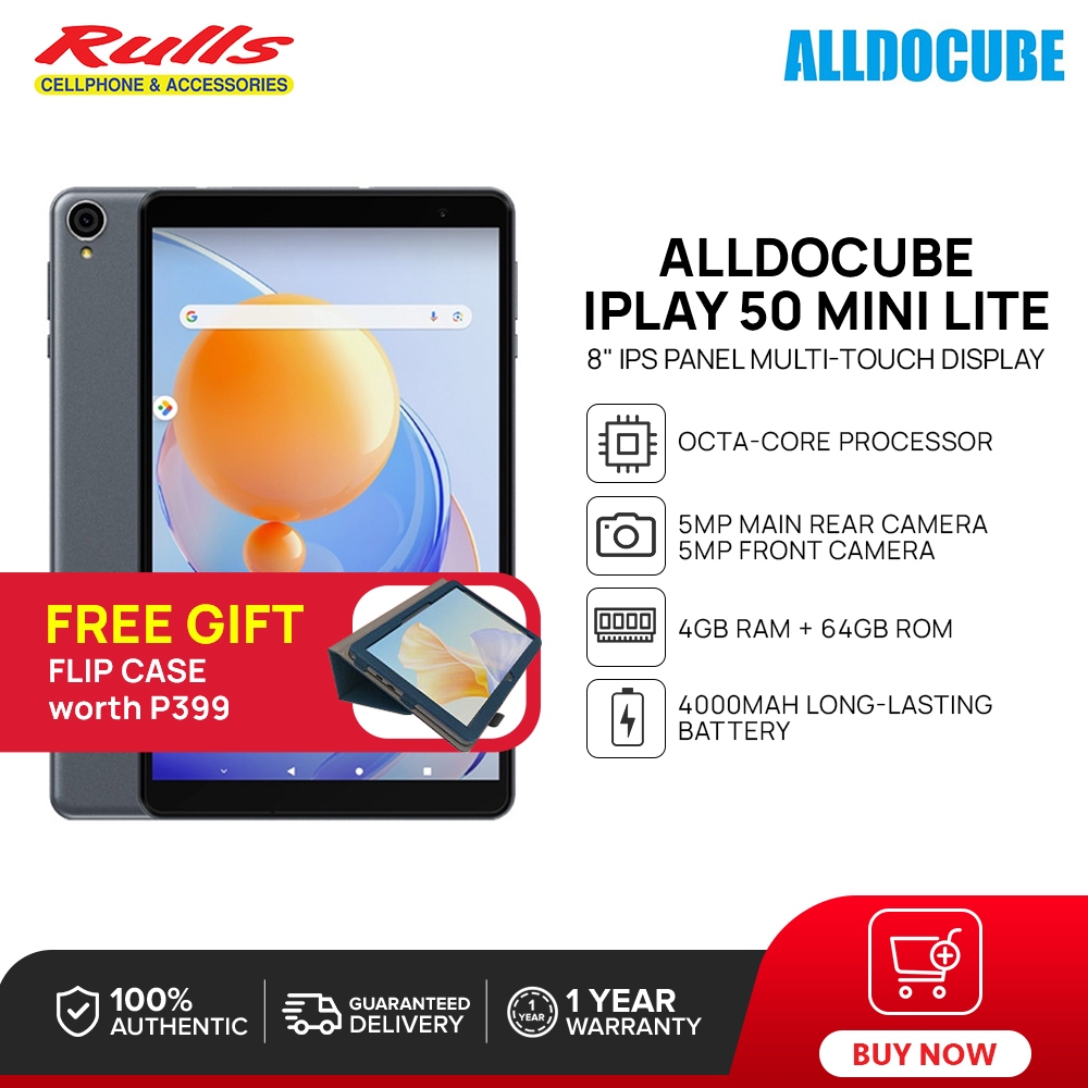 Alldocube iPlay 50 Mini Lite (Wi-Fi) Tablet | 4GB+64GB | Octa-core Processor | 8.” FHD+ Display ...
