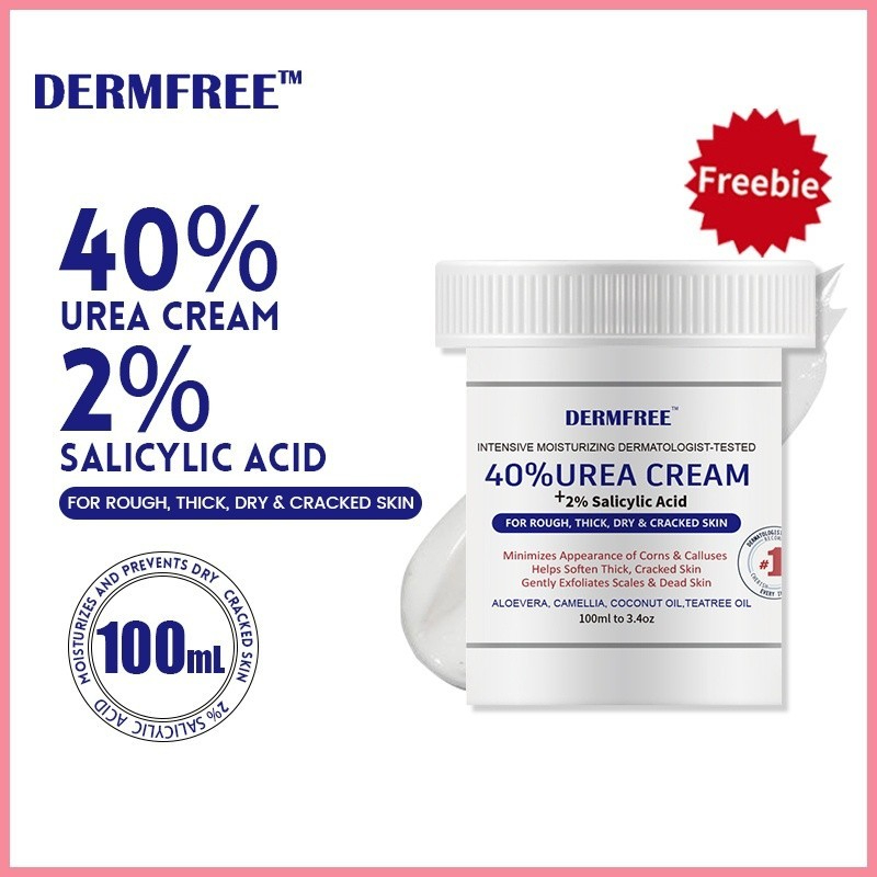 DERMFREE 40% Urea Cream + 2% Salicylic Acid Moisturizes and prevents ...