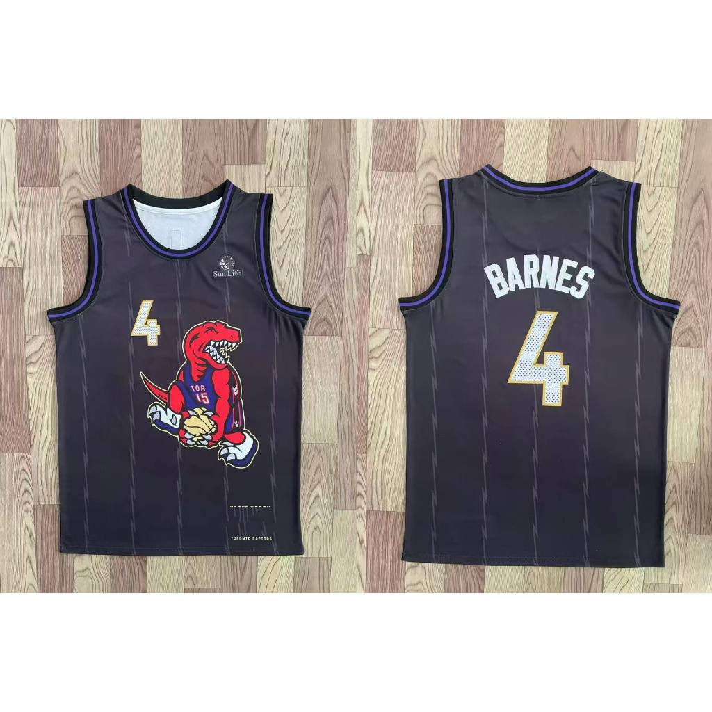 Scottie Barnes Toronto Raptors 2024/25 Classics jersey purrple black ...