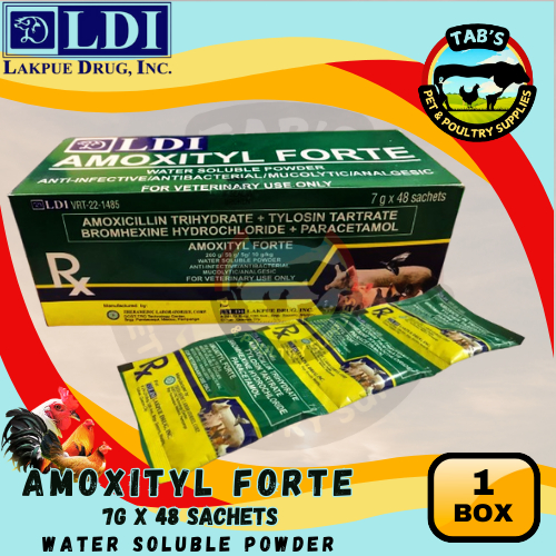 AMOXITYL FORTE 7grams x 48sachets/box | Shopee Philippines