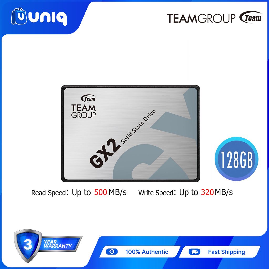 TEAM GX2 128GB SSD 2.5 SATA | Shopee Philippines