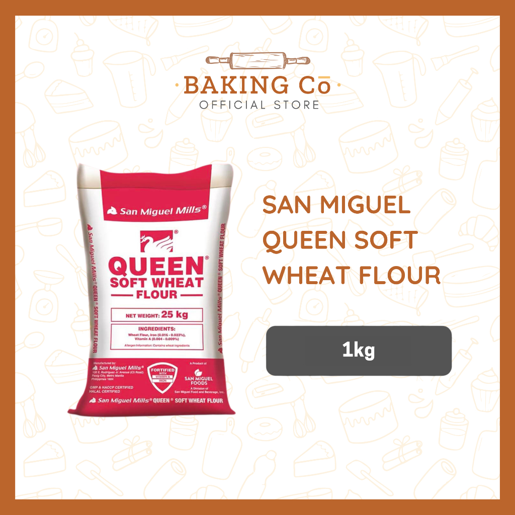 San Miguel Queen Soft Wheat Flour - 1kg | Shopee Philippines