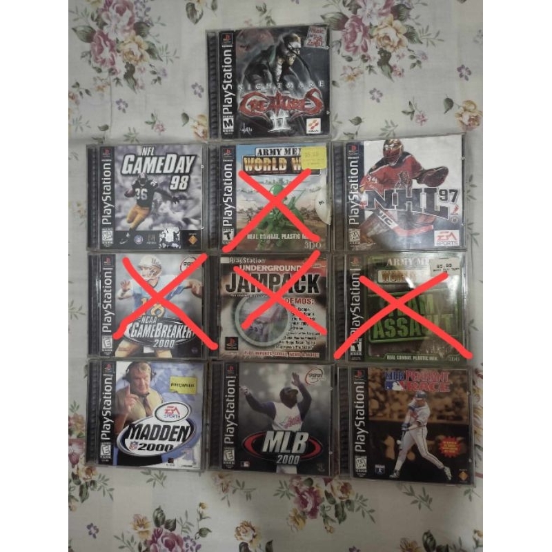 PlayStation 1/PS1 Games (NTSC-U) | Shopee Philippines