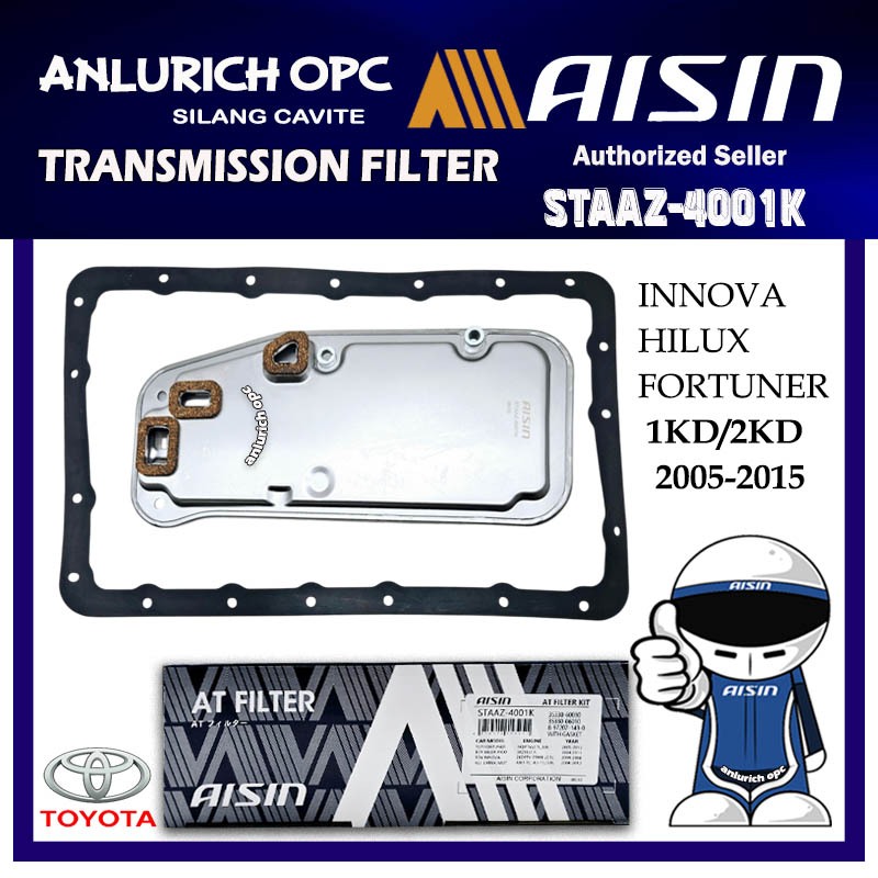 AISIN TRANSMISSION FILTER TOYOTA INNOVA / FORTUNER / HILUX 1KD / 2KD ...