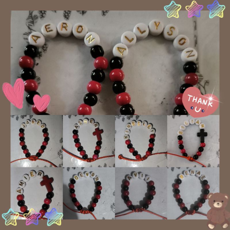 Anti Usog bracelet for babies and kids PERSONALIZED | Shopee Philippines