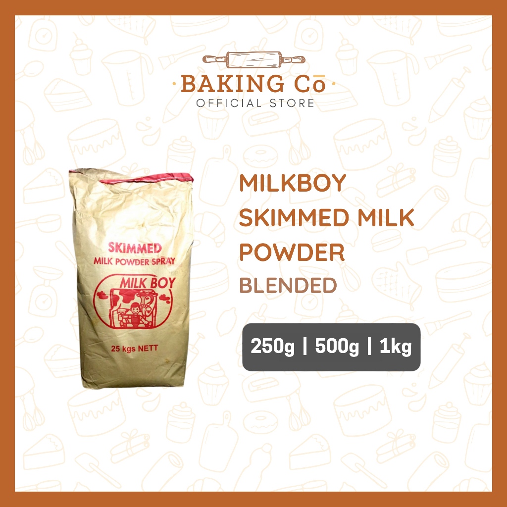 Milkboy Skimmed Milk Powder (Blended) - 250g | 500g | 1kg | Shopee ...