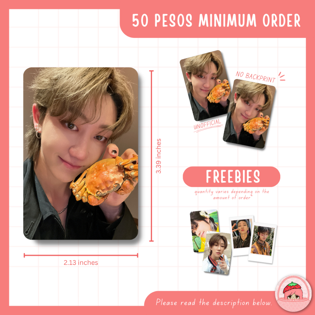 THE8 ALI-MINGHAO WEIBO SELCA PC PHOTOCARD UNOFFICIAL FANMADE PRINT K ...