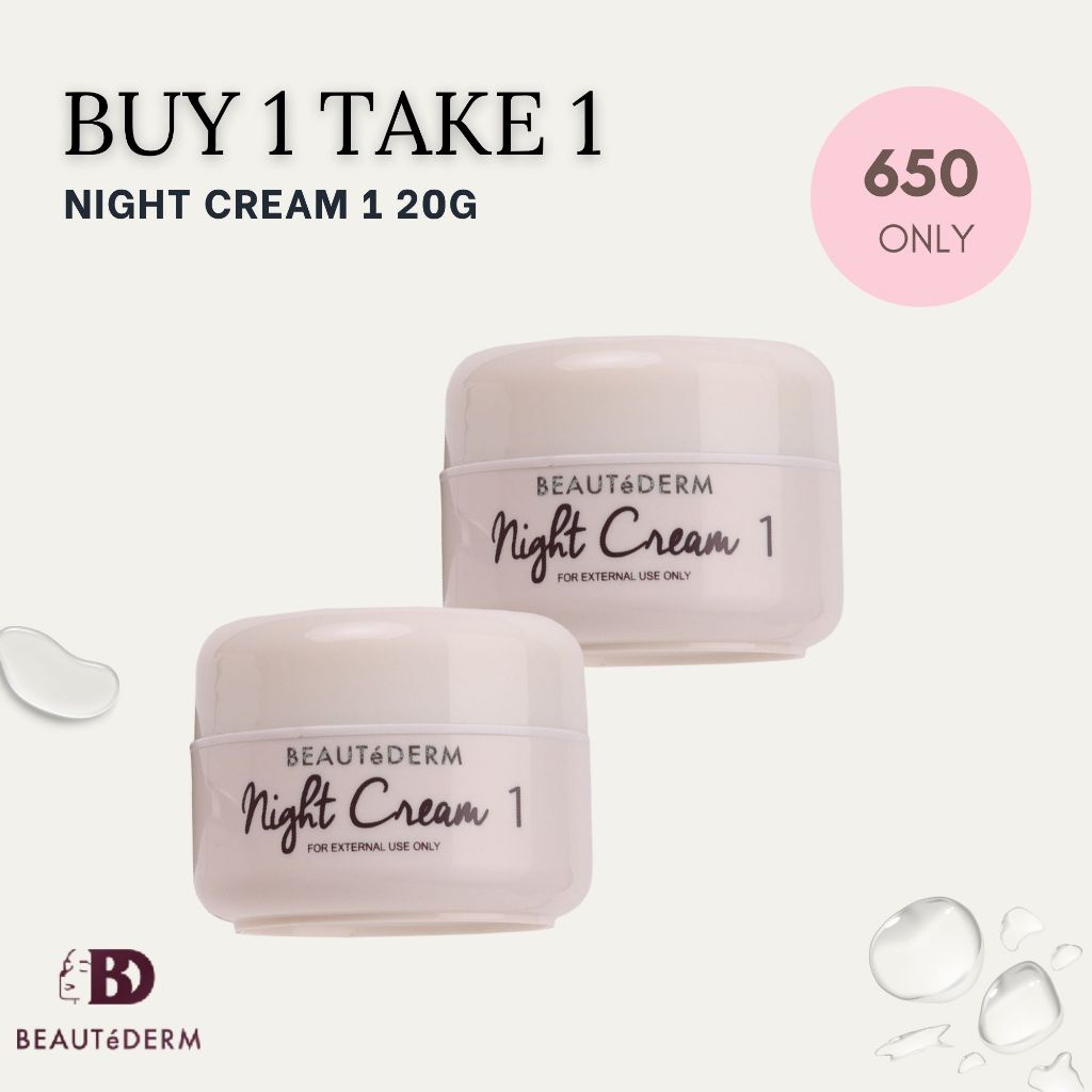 Buy 1 Take 1 Beautederm Night Cream 1 - for 20g and 50g | Shopee ...