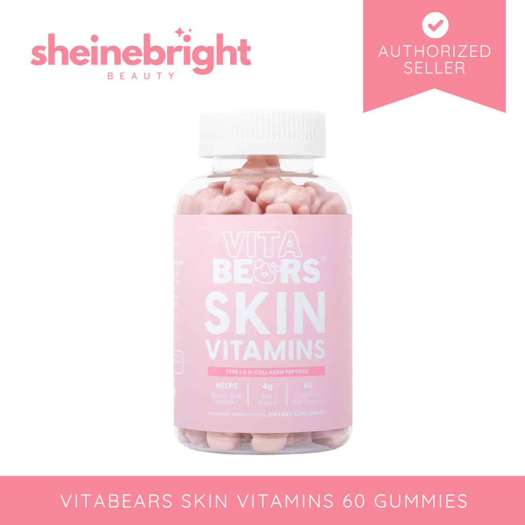 Vitabears Skin Vitamins Collagen Hair Nails FDA Approved Vita Bears ...