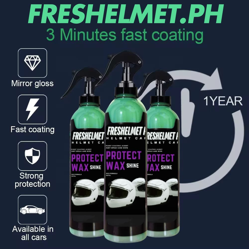 Freshelmet ph Car Motor Helmet Wax 100 ml 3 in 1 One Step Polish ...