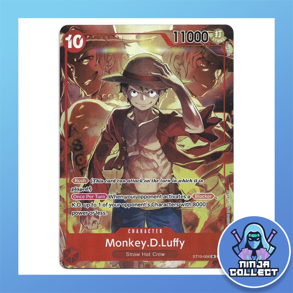 One Piece TCG [ENGLISH] ST10-006 Monkey D. Luffy Super Rare Card ...