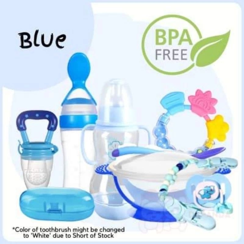 BABY FEEDING ESSENTIALS SETS BOWL FEEDING SPOON FRUIT PACIFIER ...