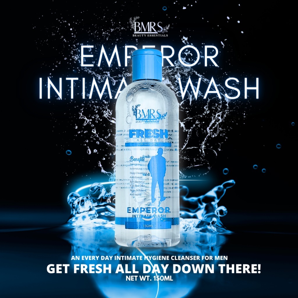 150ml BEST SELLER BMRS Fresh All Day EMPEROR INTIMATE WASH (for men ...