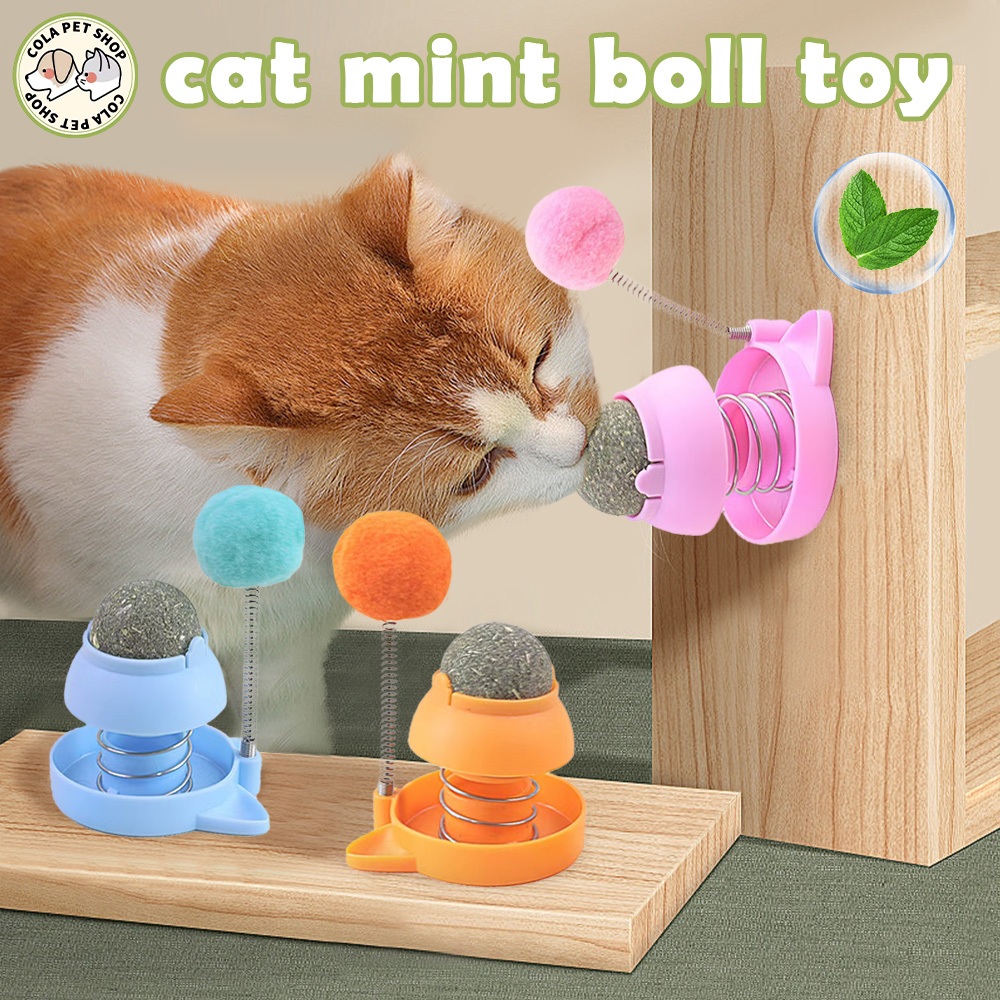 Catnip Ball for Cats Natural Stress Relief & Teeth Health Strong Sticky ...