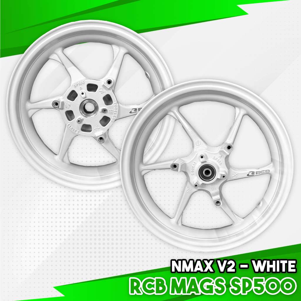 RCB MAGS SP500 FOR NMAX V2 WHITE | Shopee Philippines