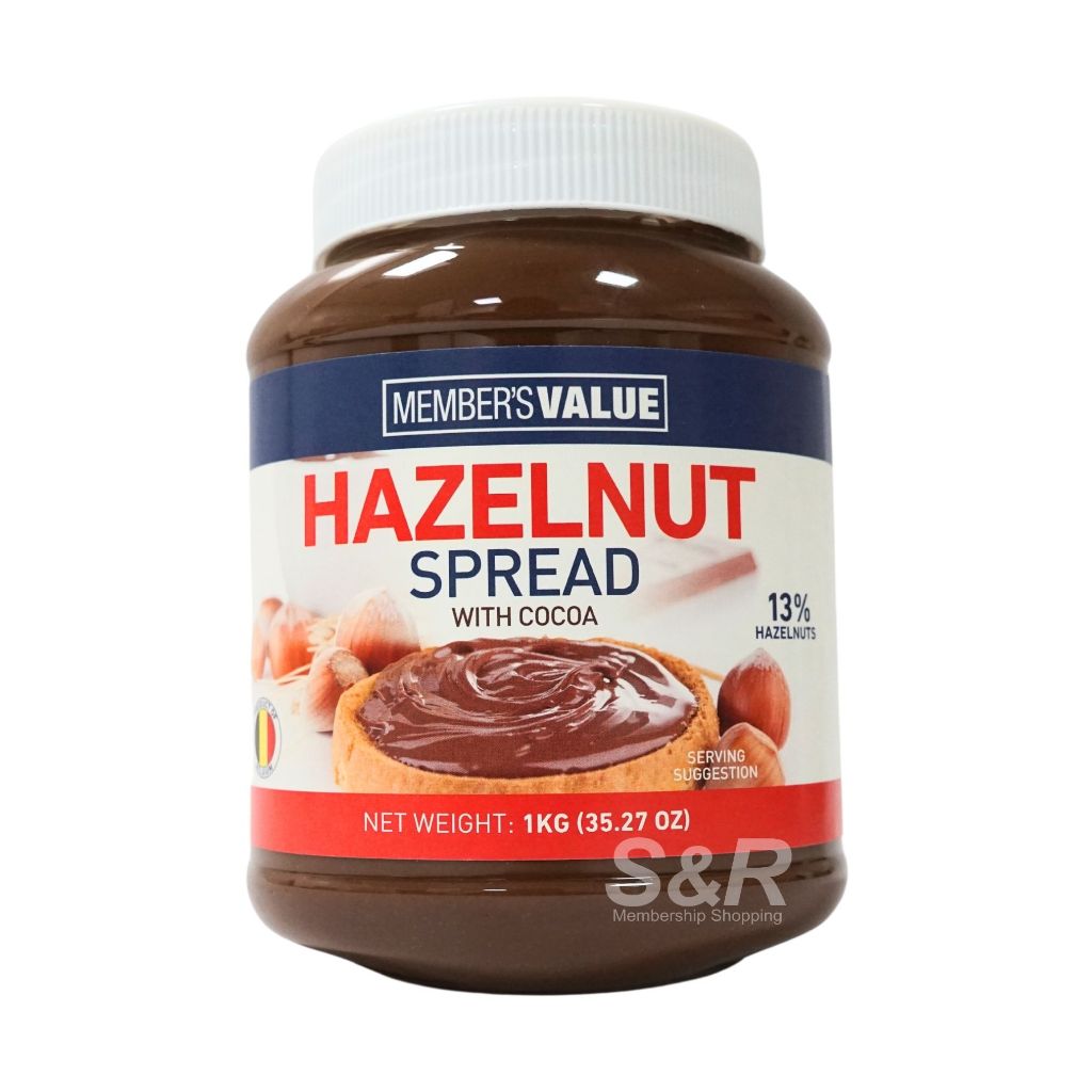 Member's Value Hazelnut Spread with Cocoa 1kg | Shopee Philippines