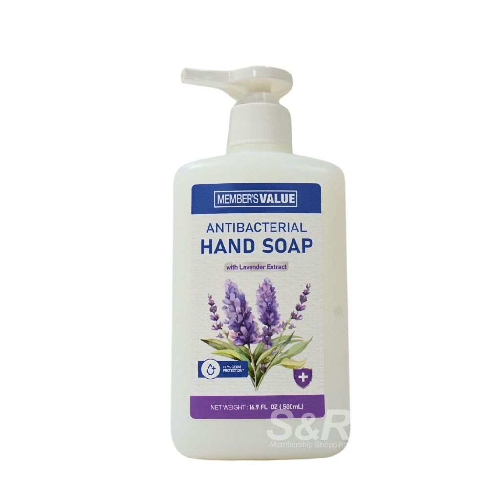 Member's Value Antibacterial Hand Soap with Lavender Extract 500mL ...
