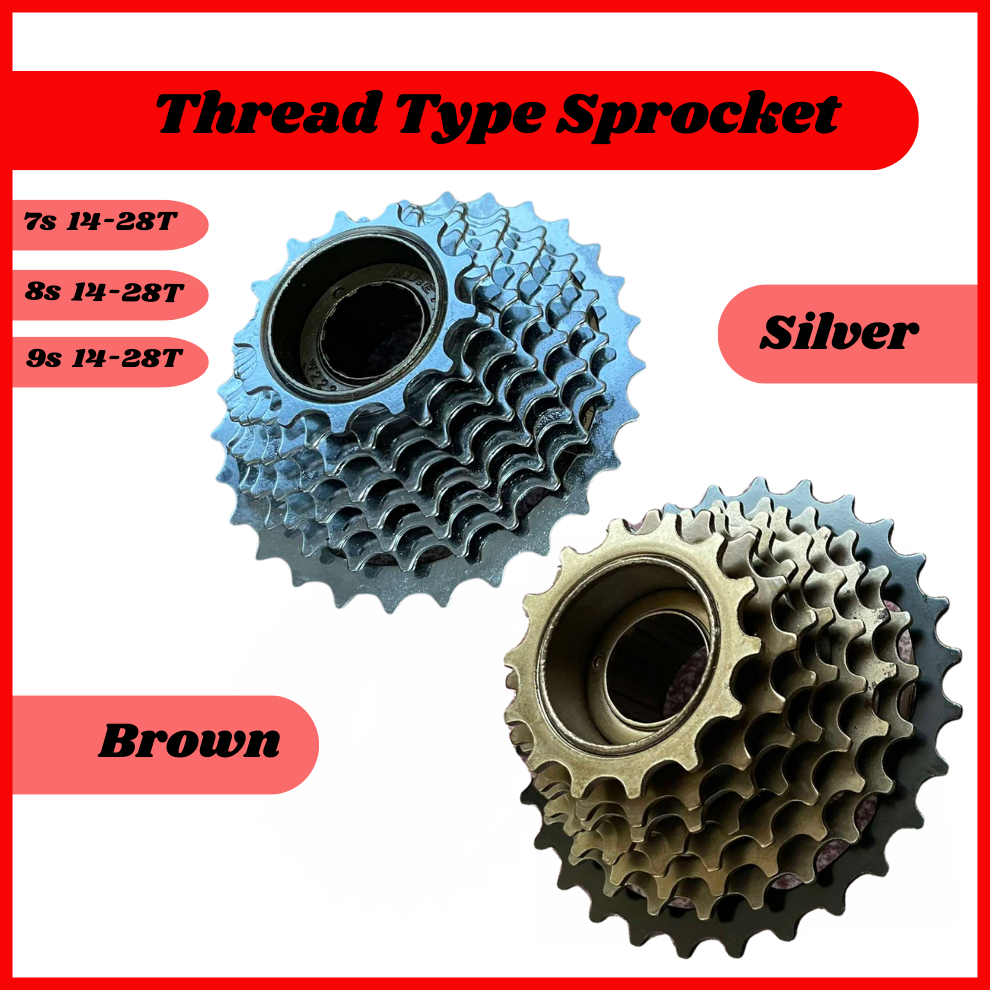 Thread Type Sprocket for 6/7/8/9/10 Speed Bicycle Mountain Bike with ...